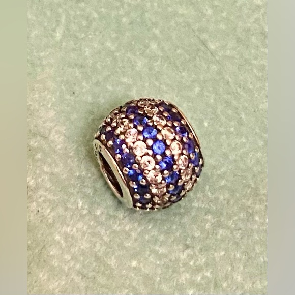 Pandora | Jewelry | Pandora Blue Nautical Pave Cz Charm Retired ...